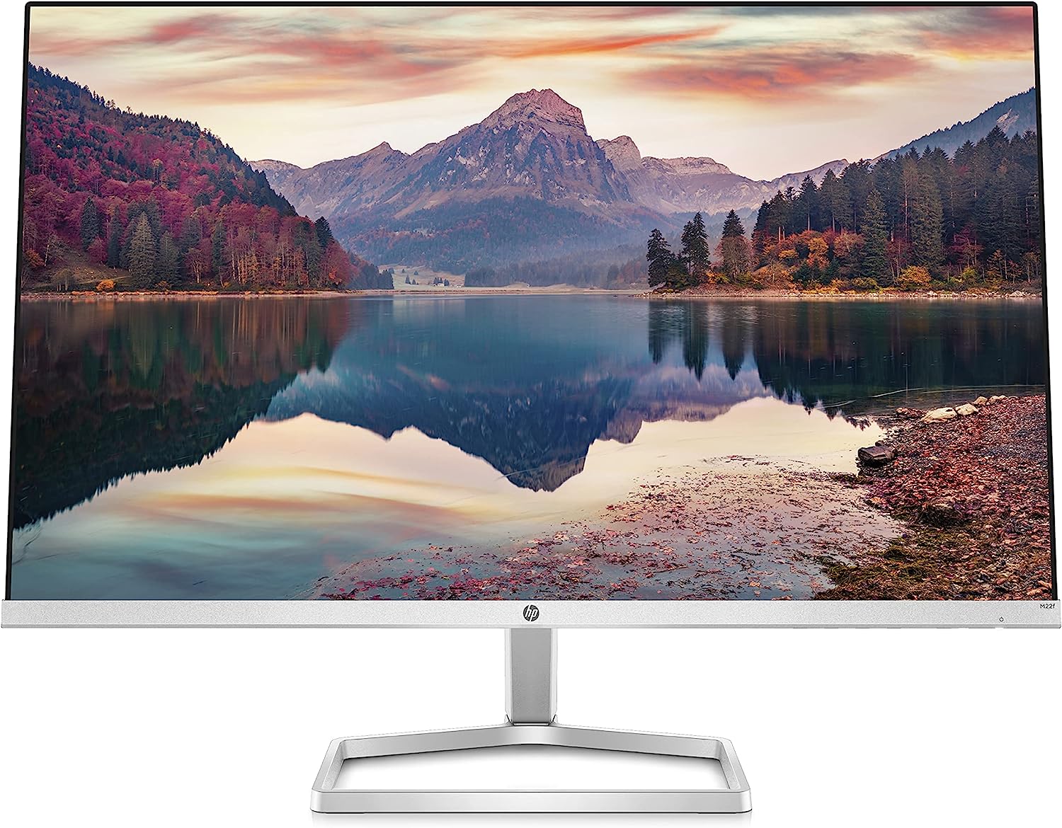 HP M22f Full HD 21.5" IPS LCD Monitor Silver Black - MTech IT distributor