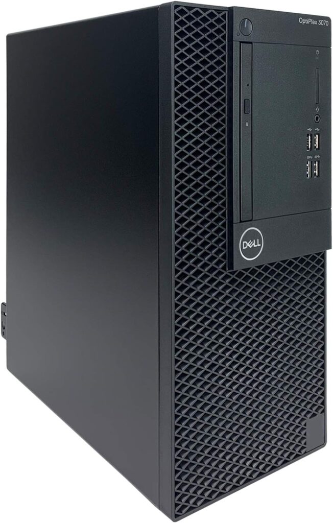 Dell OptiPlex 3070 MT Tower 9th Gen Intel Core i5 9500 6 Core, Intel UHD Graphics 630, DVD ...