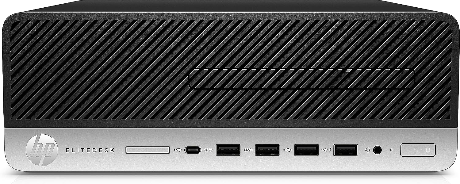 HP EliteDesk 705 G4 Renewed Business SSF Desktop AMD A6 9500 Radeon R5 ...